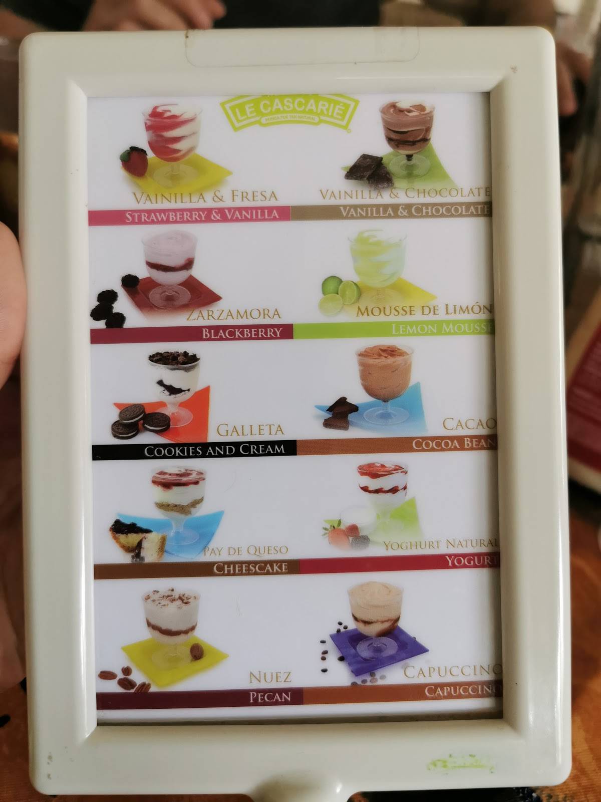 Menu at The Happy Lobster restaurant, Puerto Vallarta
