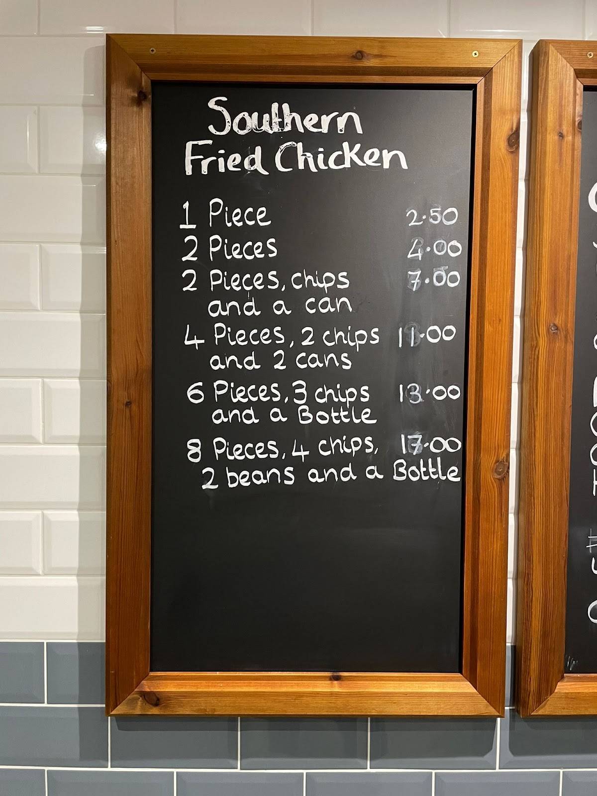 Menu at The Harbour Fish & Chips fast food, Faringdon