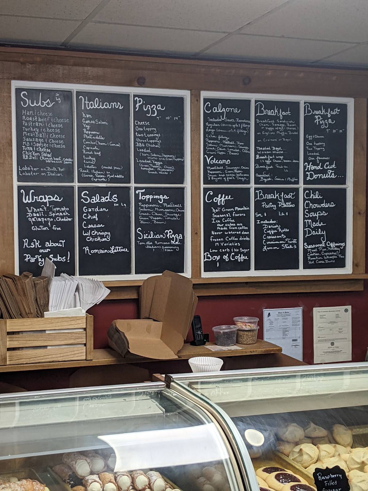Menu at The Italian Bakery, Lewiston, 225 Bartlett St