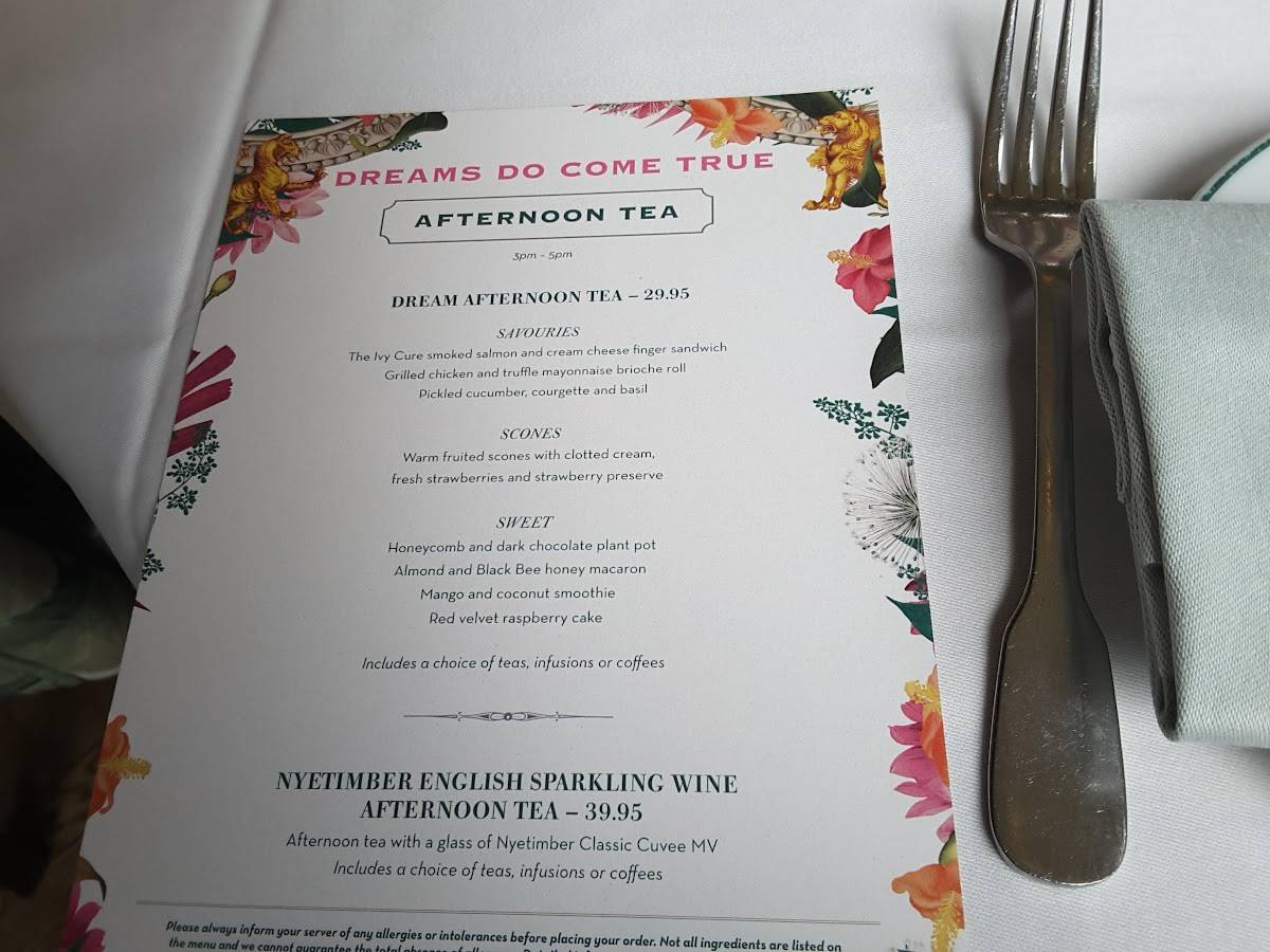 Menu at The Ivy St Helen's Square York restaurant, York, 2 St. Helen’s ...