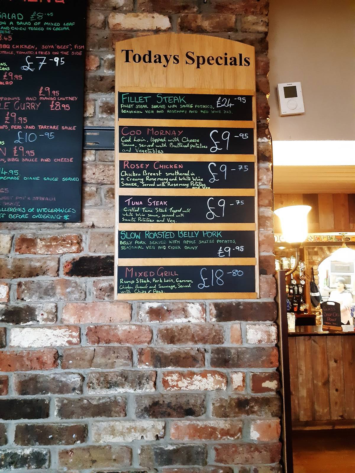 Menu at The King's Head pub & bar, Bristol, 91 Bridgwater Rd