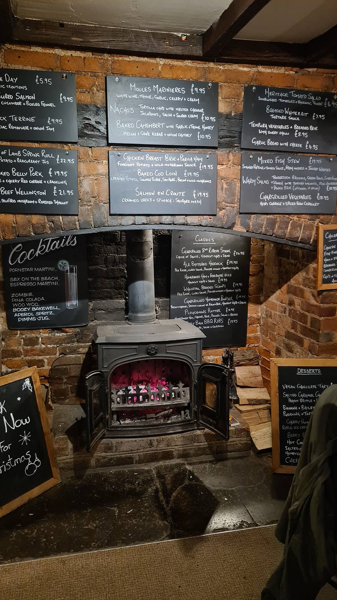 Menu at The Lydden Bell pub & bar, Dover