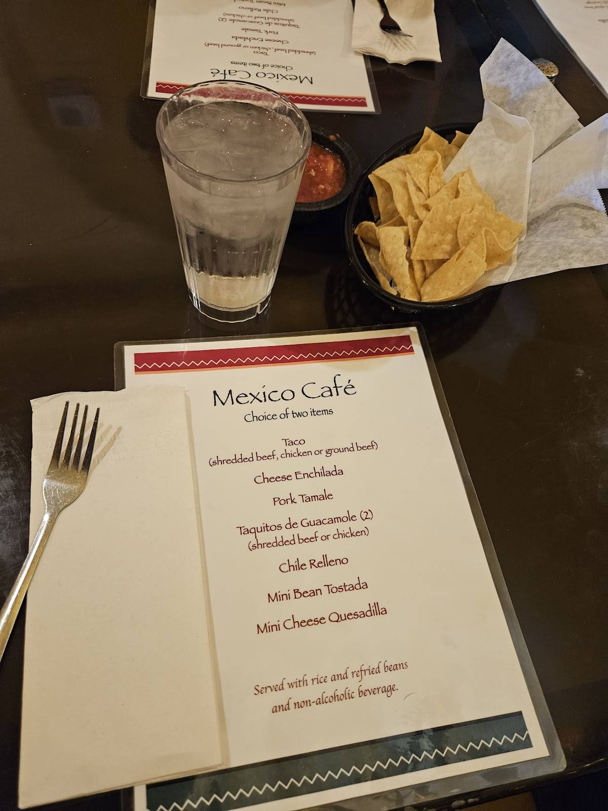 Menu at The Mexico Cafe, San Bernardino, 892 E Highland Ave