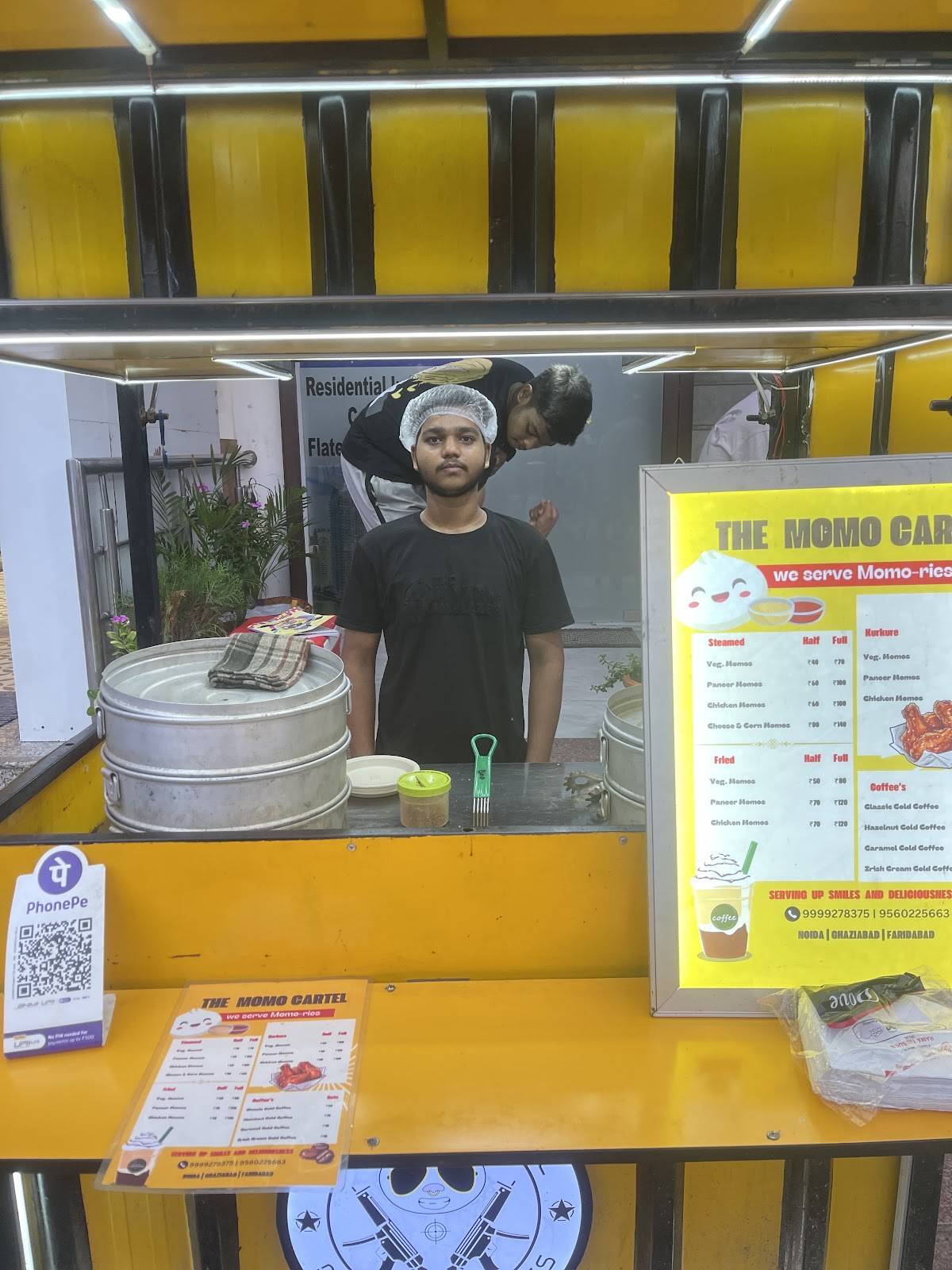 Menu at The Momo Cartel, Noida