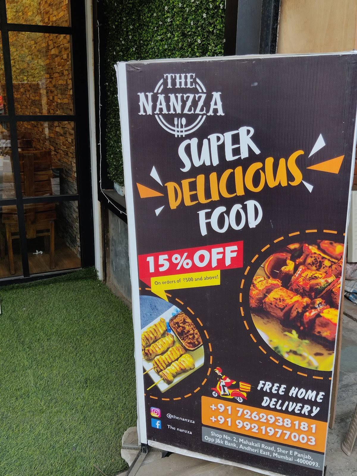 Menu at The Nanzza, Mumbai