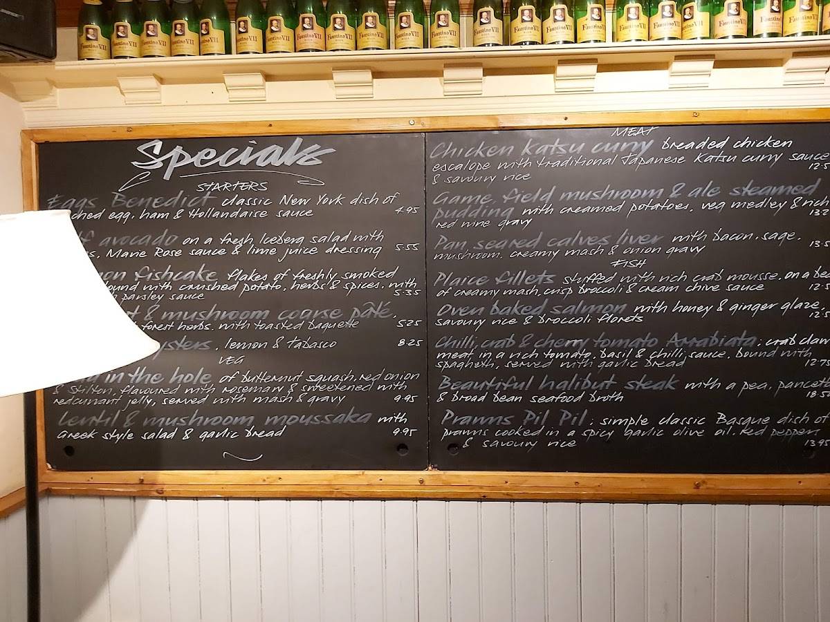 Menu at The Nevill Arms pub & bar, Redditch