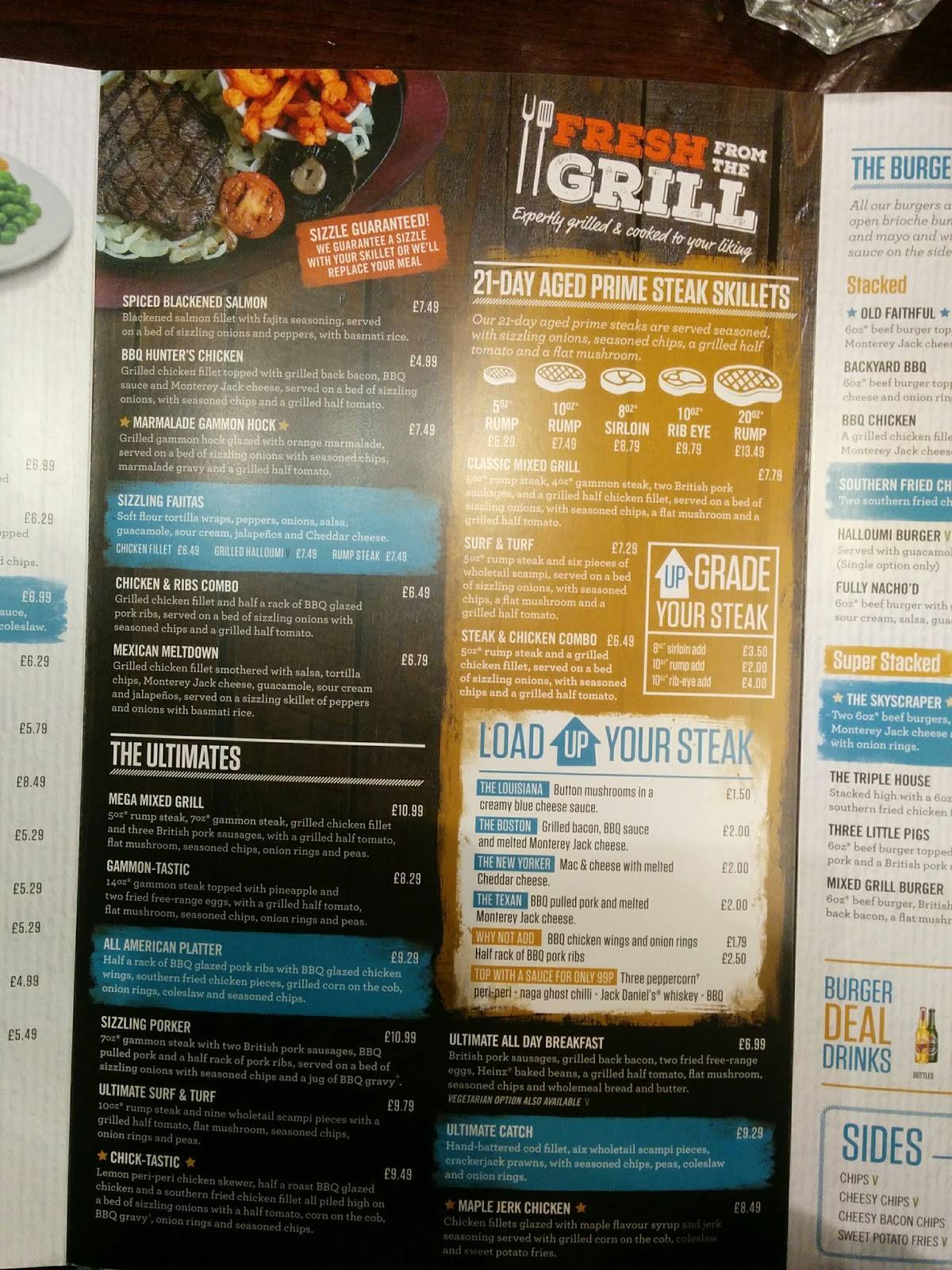 Menu at The Phantom Coach pub & bar, Coventry