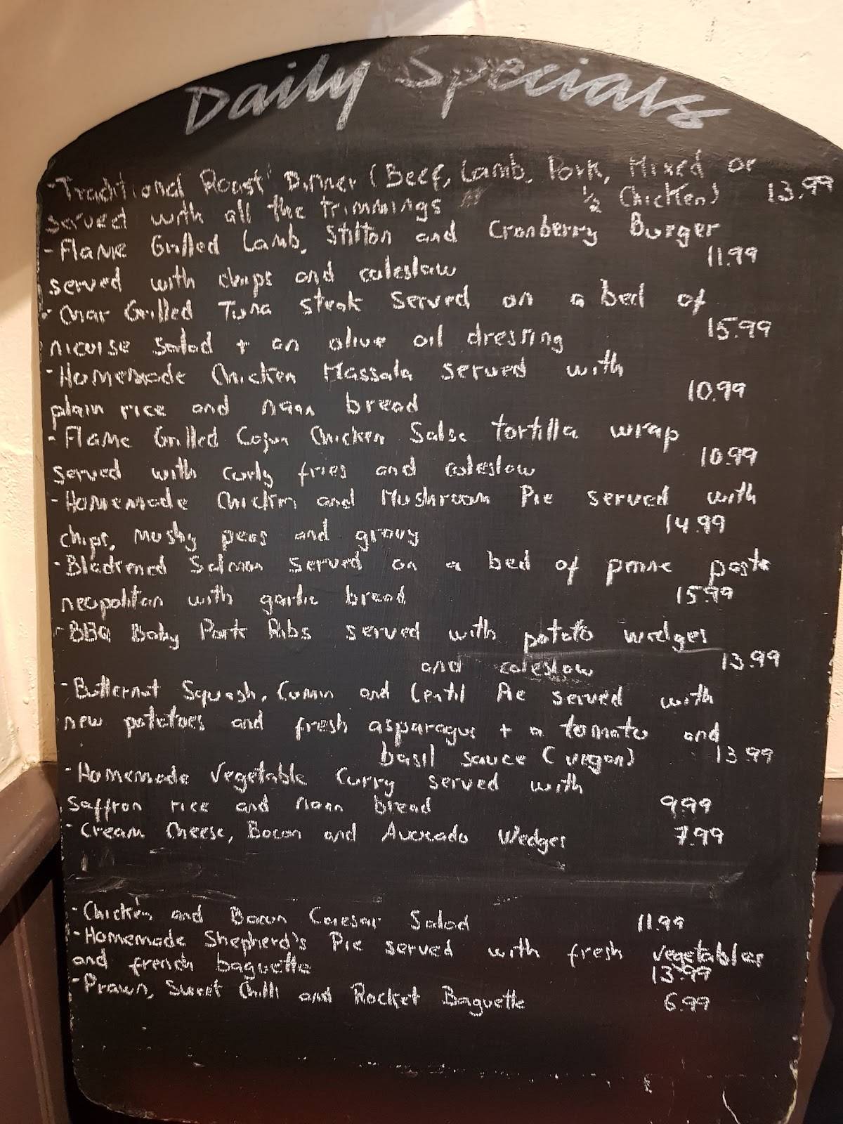 Menu at The Pheasant Inn & Restaurant Heathrow (over 18s only), Hayes ...