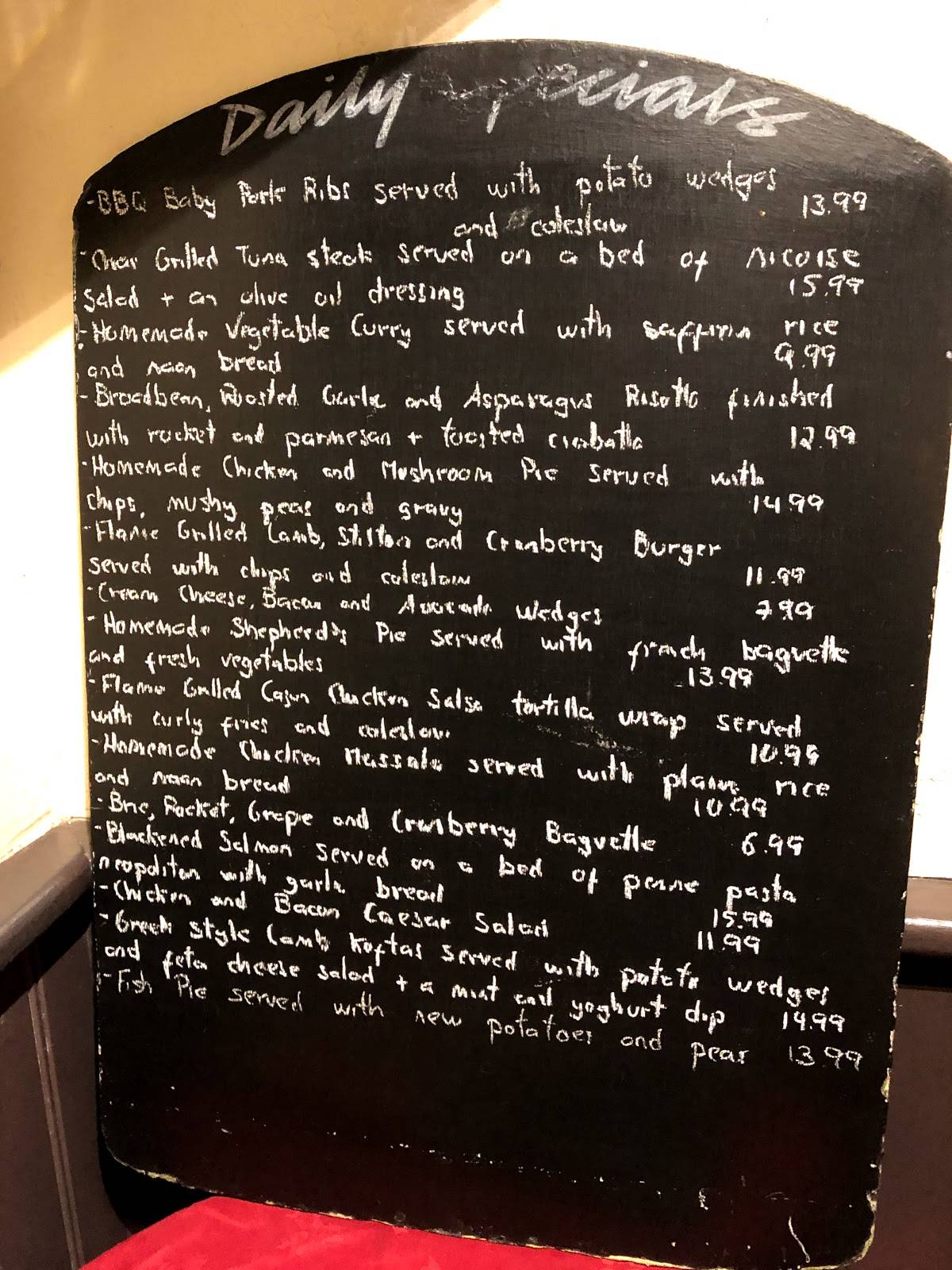 Menu at The Pheasant Inn & Restaurant Heathrow (over 18s only), Hayes ...