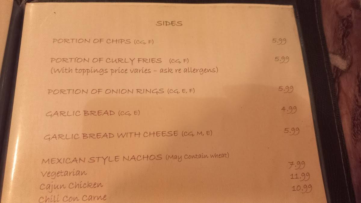 Menu at The Pheasant Inn & Restaurant Heathrow (over 18s only), Hayes ...