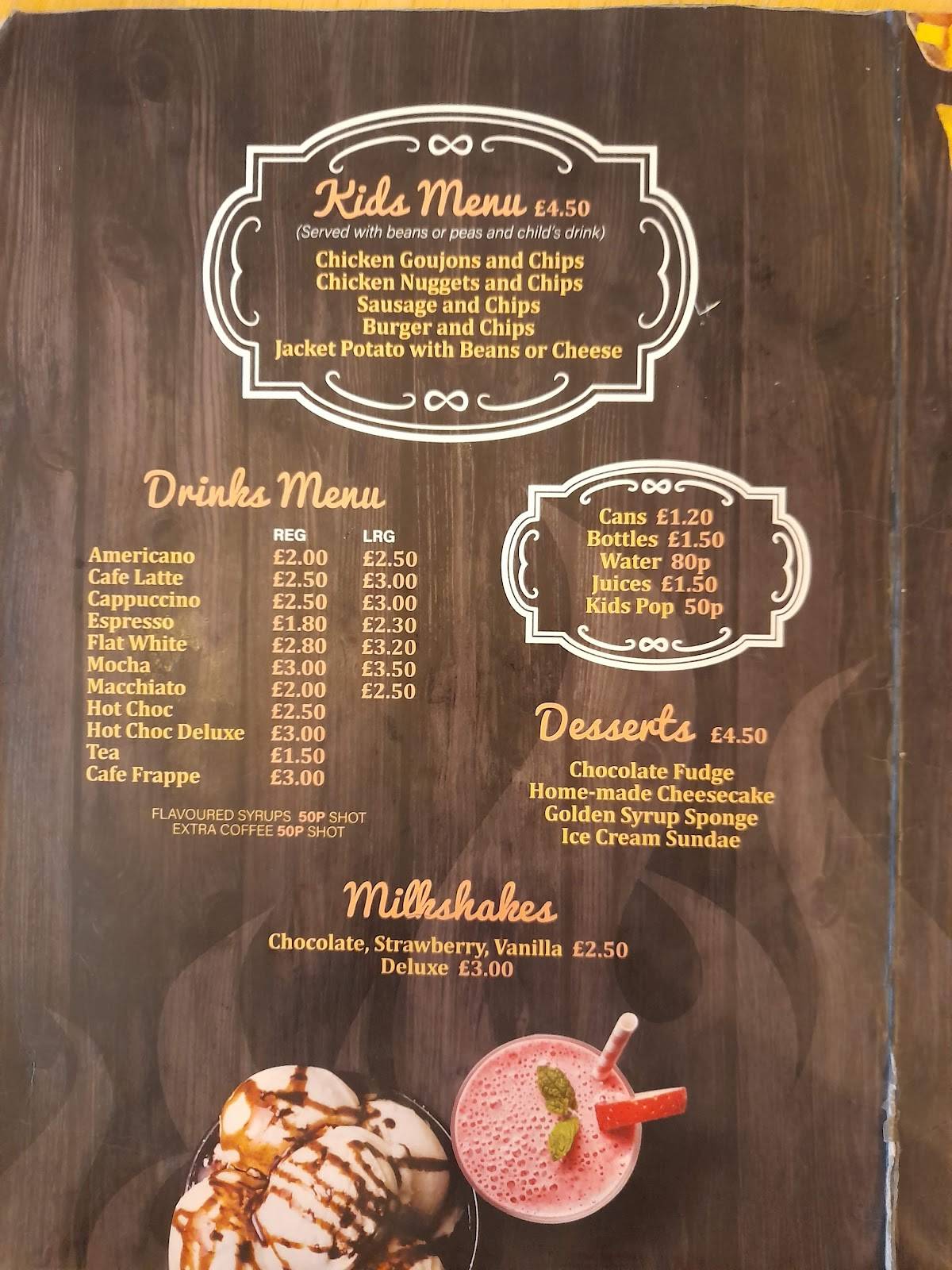Menu at The Ranch Breakfast Bar and Grill, Resolven