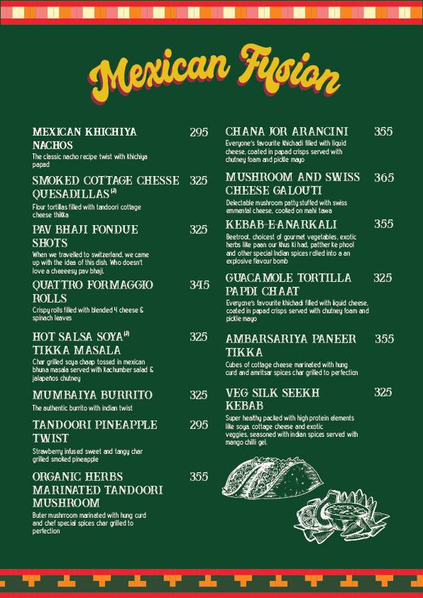 Menu at The Ranch Club - By Revival Mumbai, Thane