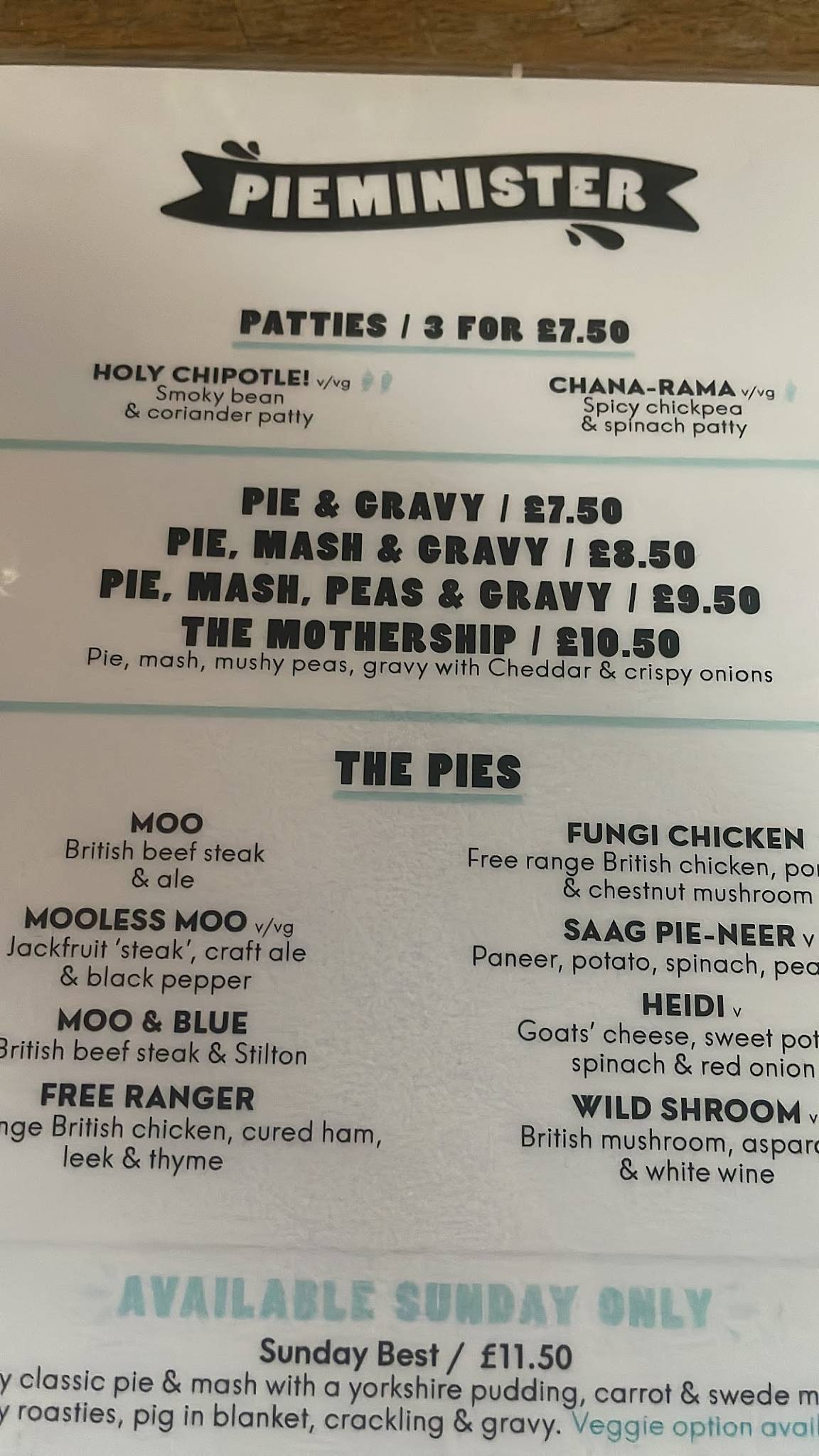 Menu at The Royal pub & bar, Pudsey, The Royal