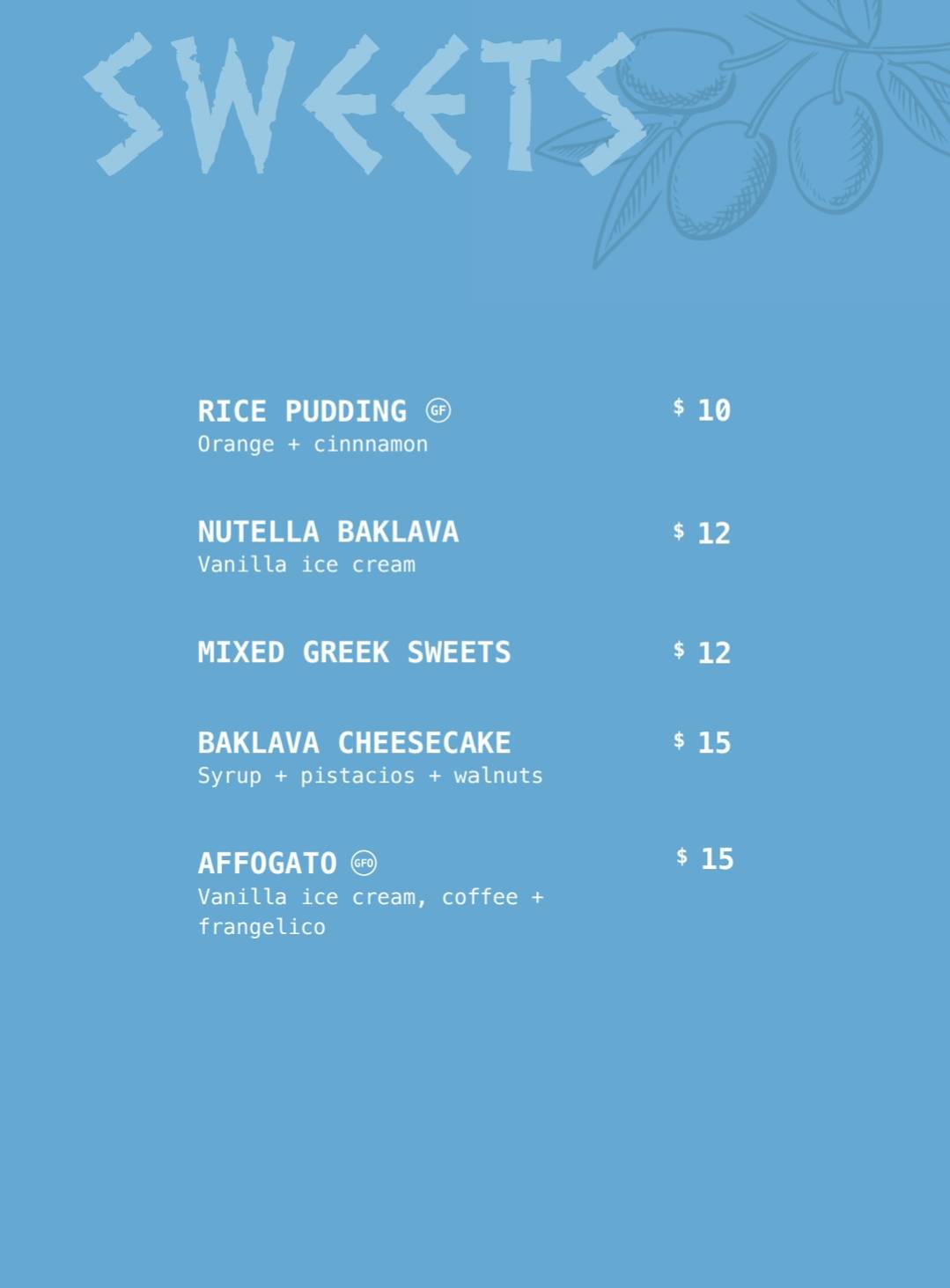 Menu at The Tasty Pocket restaurant, Wynnum