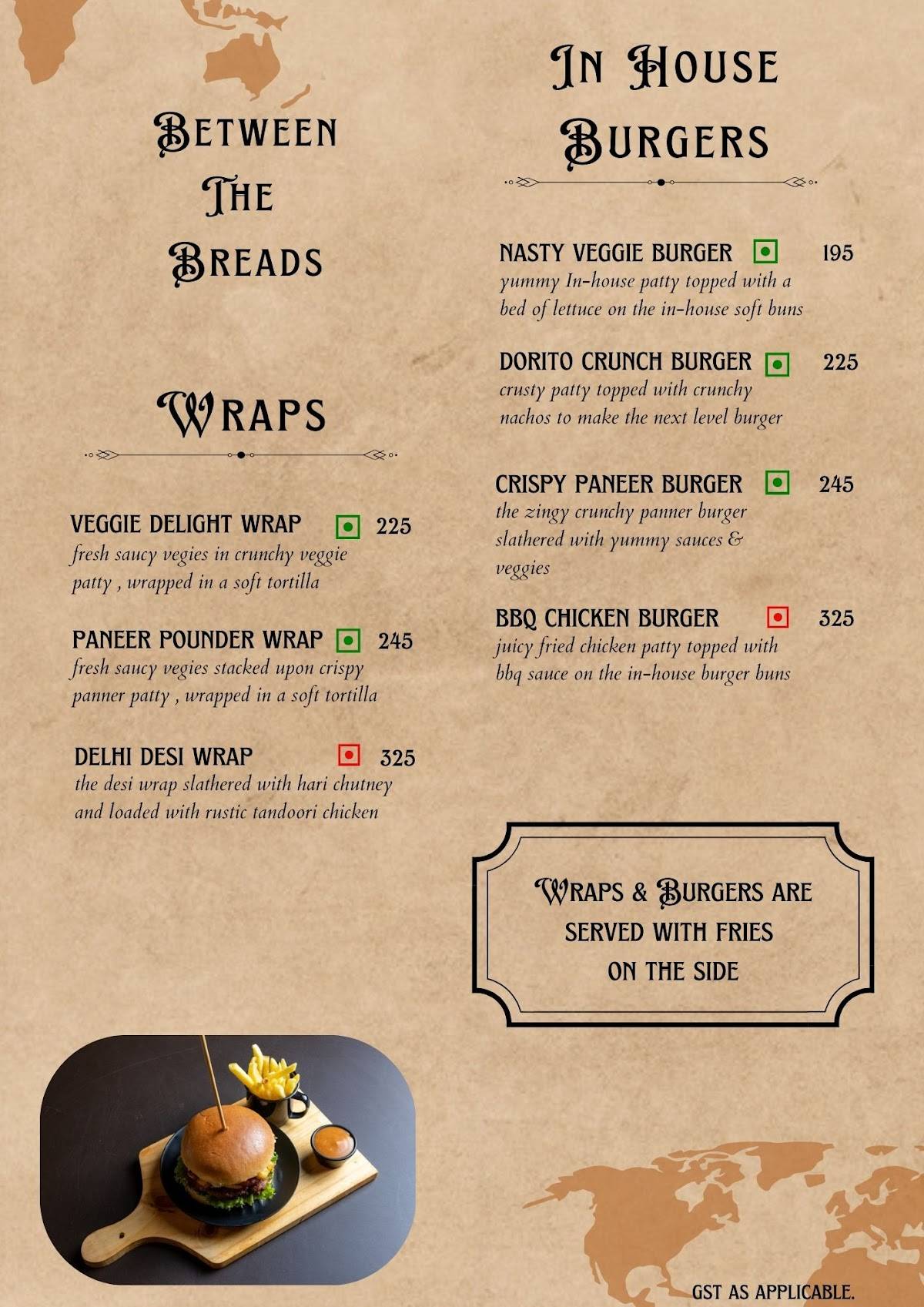 Menu at The Weekend by Caked : Your Go-To Restaurant & the Best Food in ...
