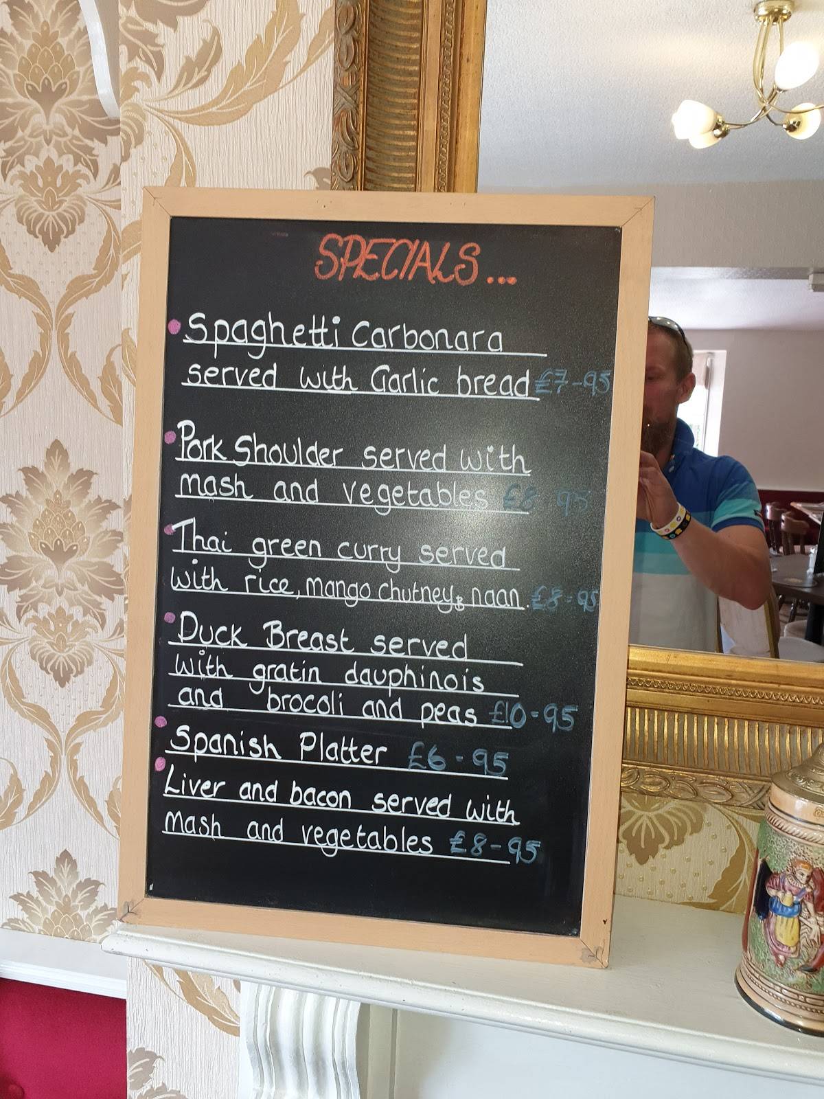Menu at The White Lion Inn pub & bar, Birkenhead
