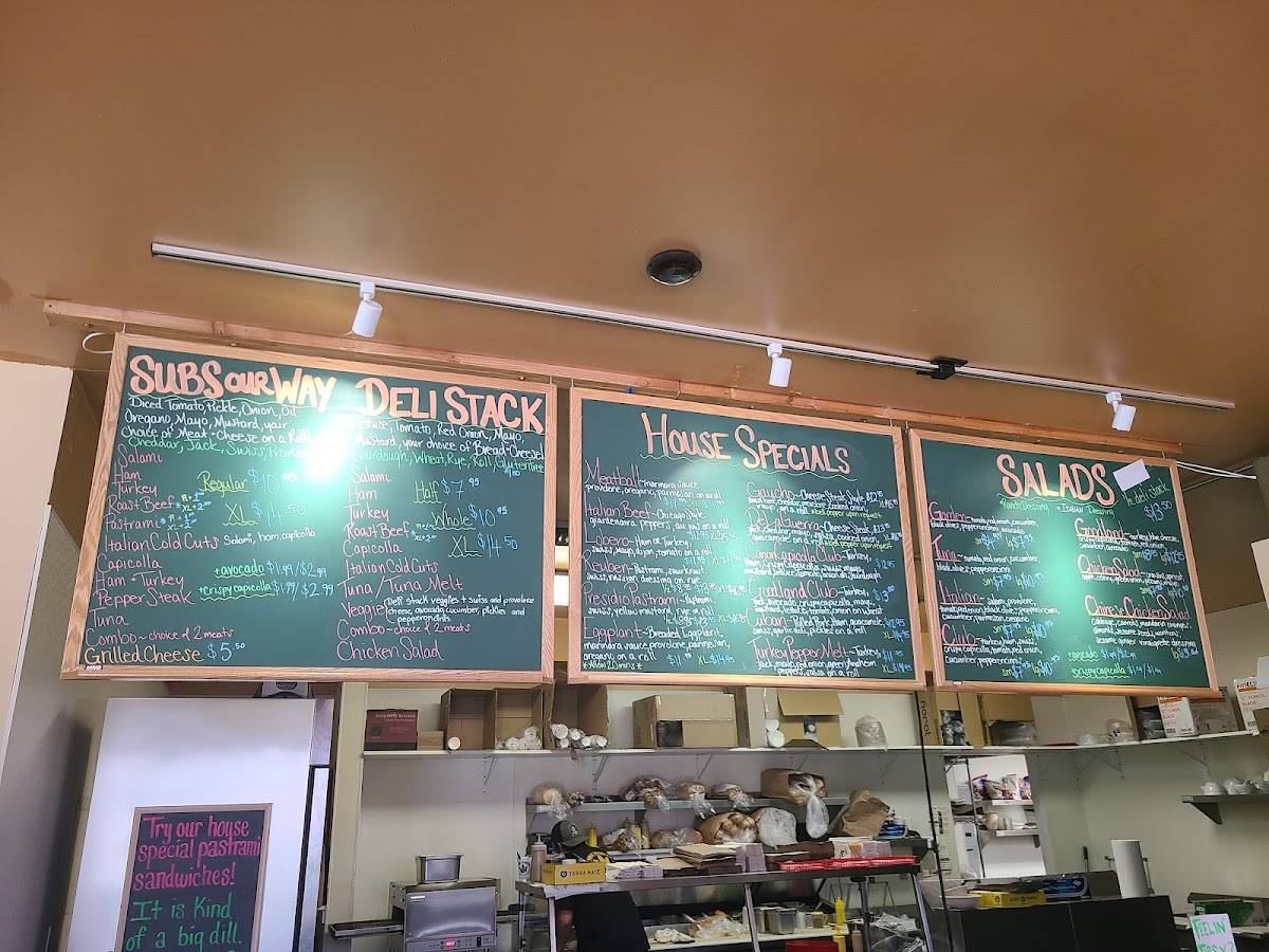 Menu at Three Pickles Subs & Sandwiches restaurant, Santa Barbara, 126 ...