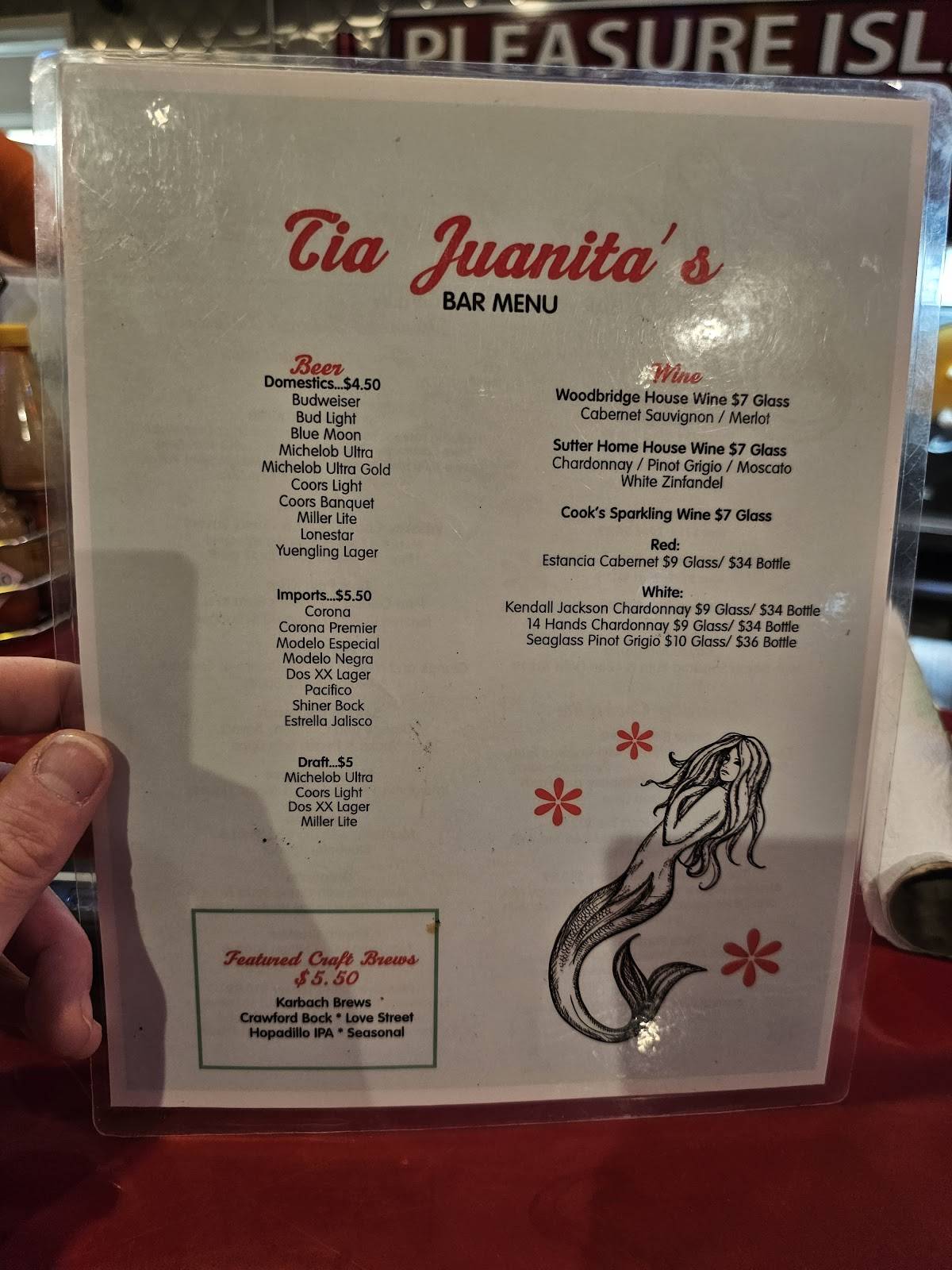 Menu at Tia Juanita's Fish Camp - Longview restaurant, Longview