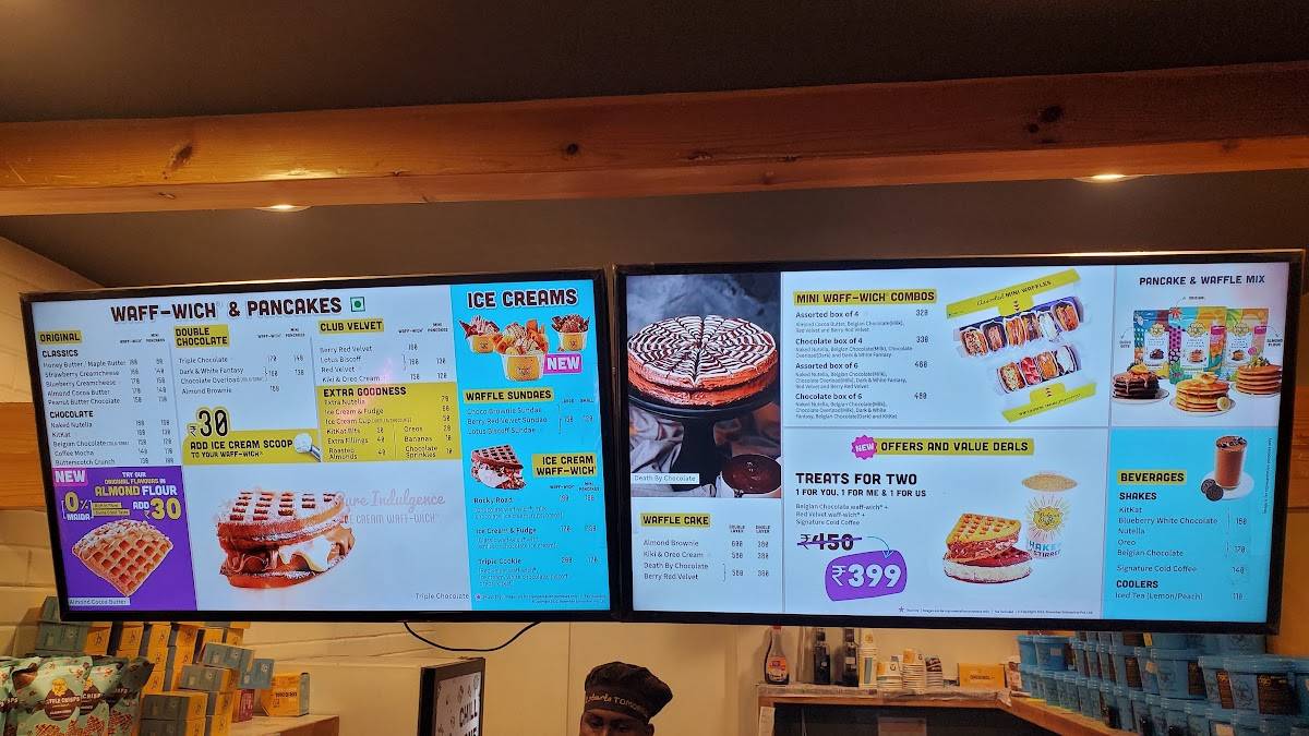 Menu at The Belgian Waffle Co, Tiruchirappalli