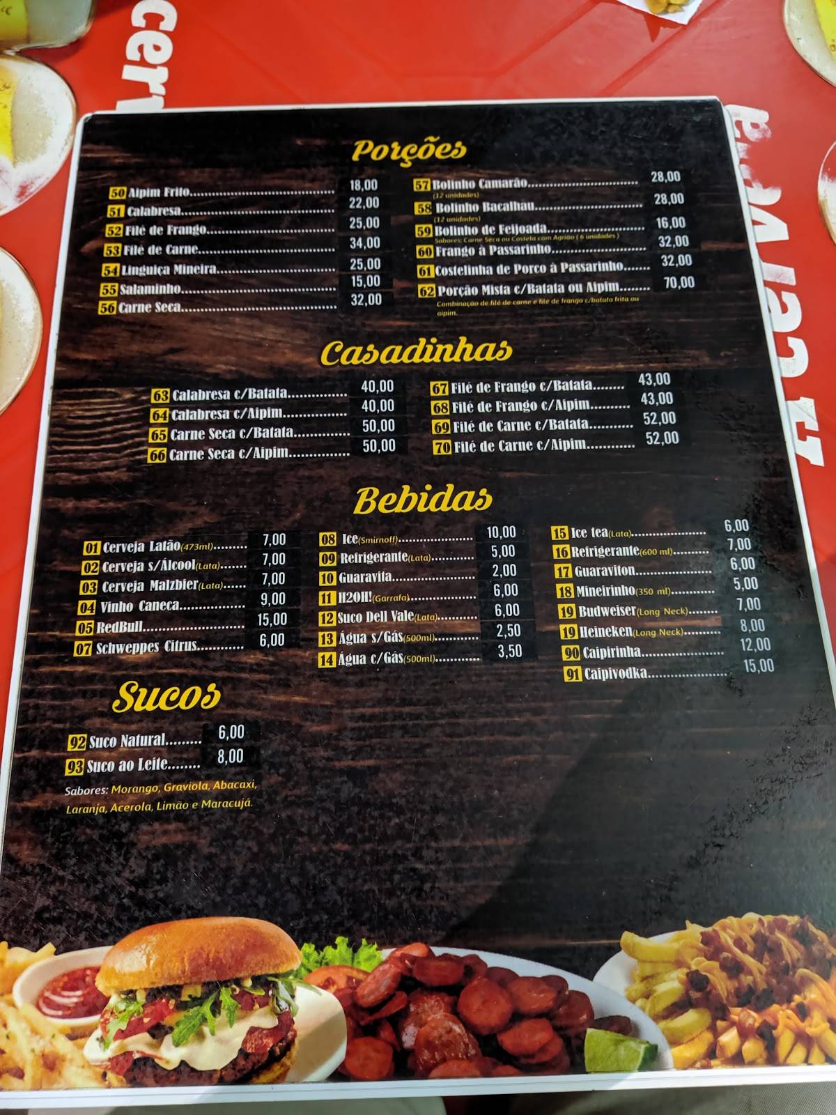 Menu em Toca do Chacal pub & Bar, Itaboraí