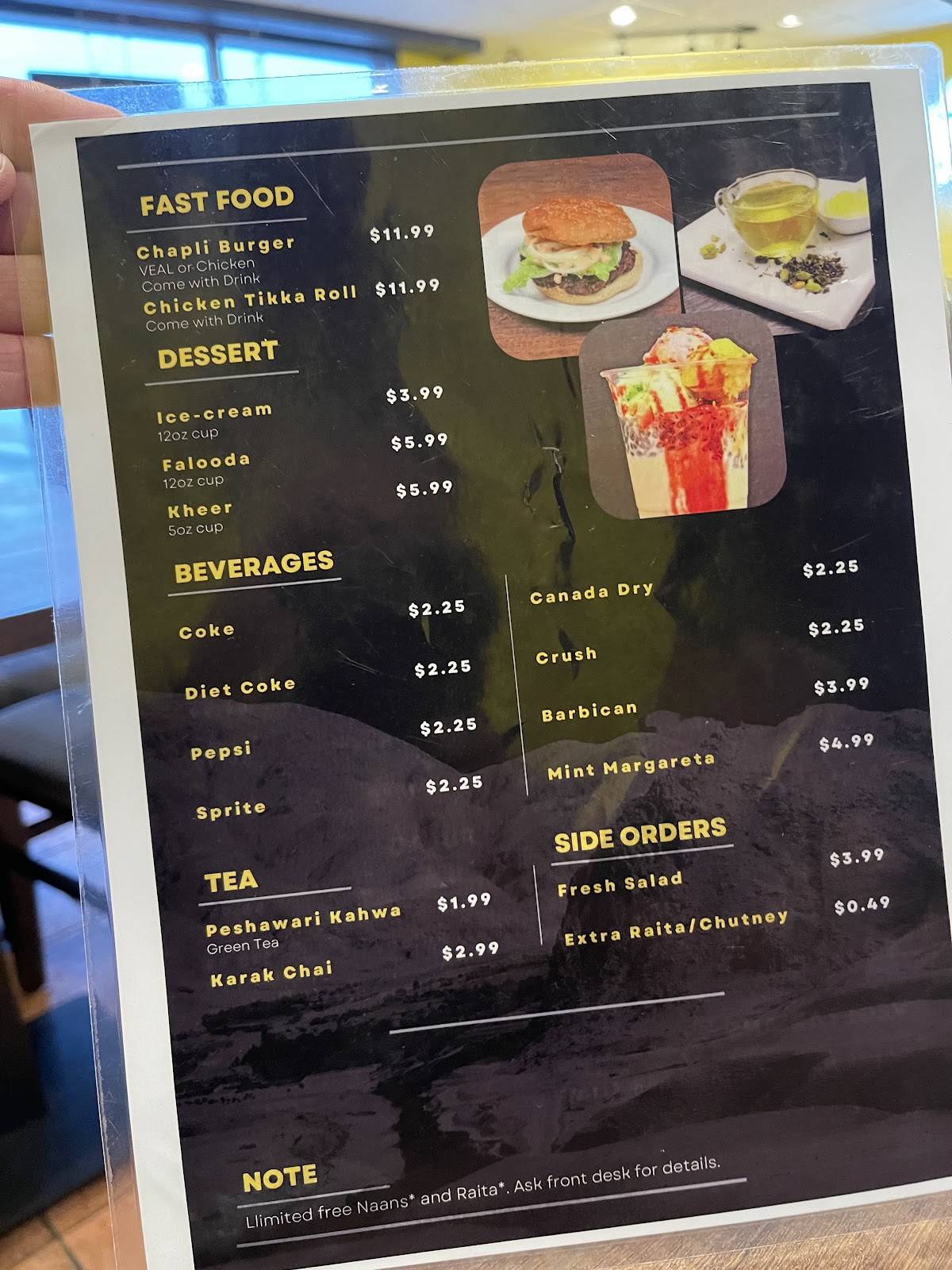 Menu at Pita Golden Pocket restaurant, Vaughan, Hwy 7 unit # 2