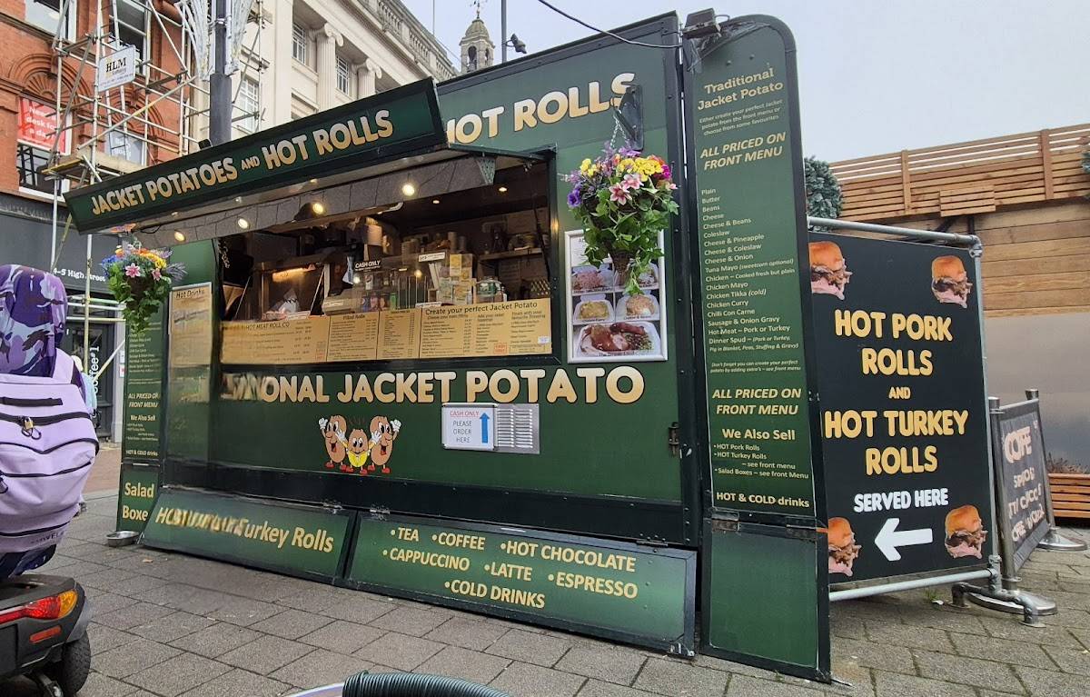 Menu at Traditional Jacket Potato cafe, Hereford