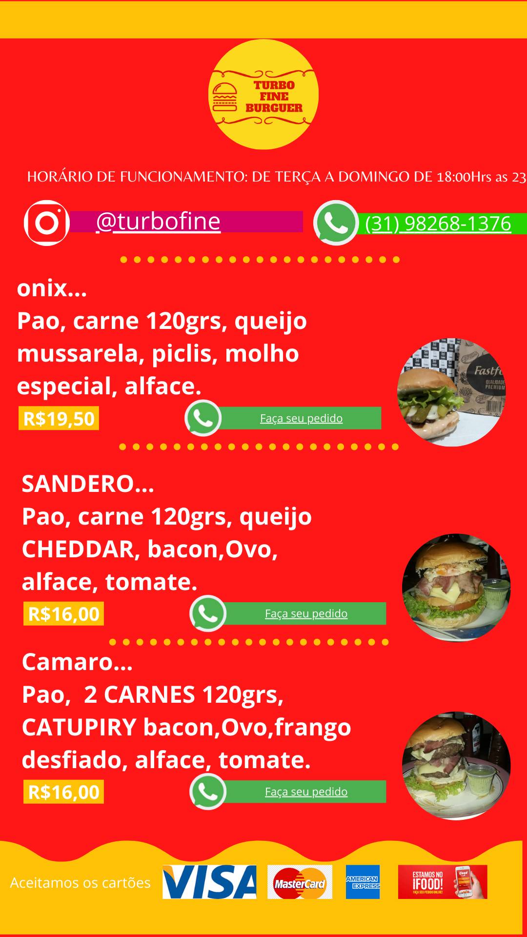 Menu em Turbo Fine Burguer restaurante, Belo Horizonte
