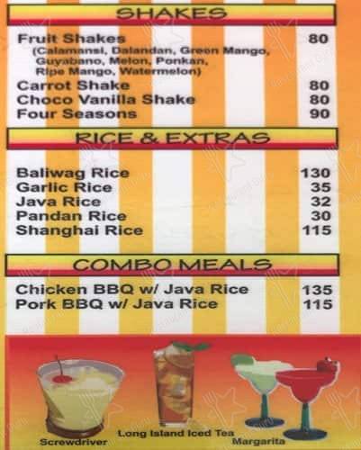 Menu at Turtles Family KTV pub & bar, Quezon City, West Ave