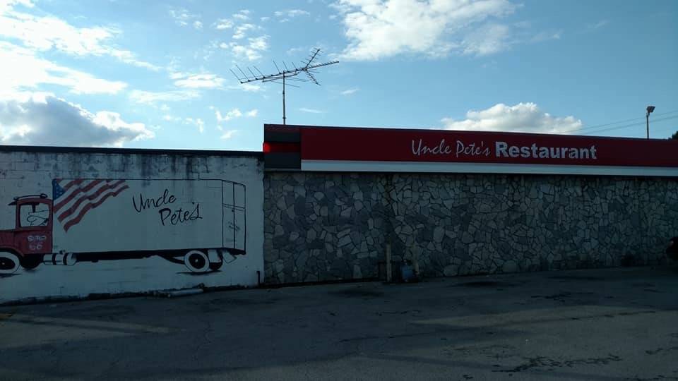 Menu at Uncle Pete's Restaurant, Lebanon
