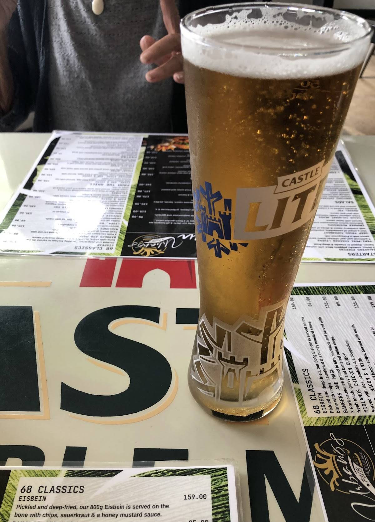 Menu at Urban 68 - Pub & Restaurant, Umhlanga