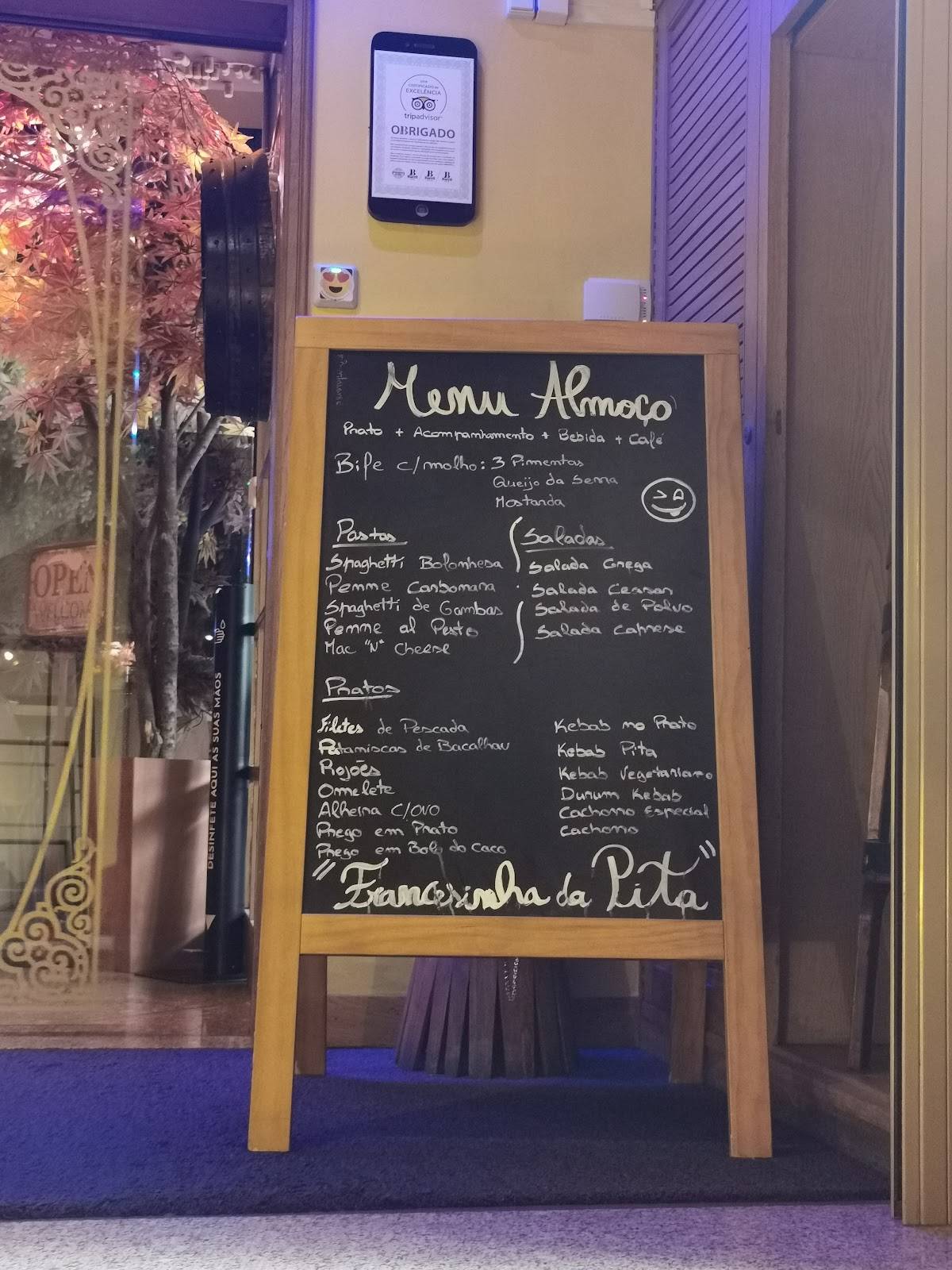 Menu em Barril Avenida (francesinha da Pita), Valongo, Av. 5 de Outubro 43