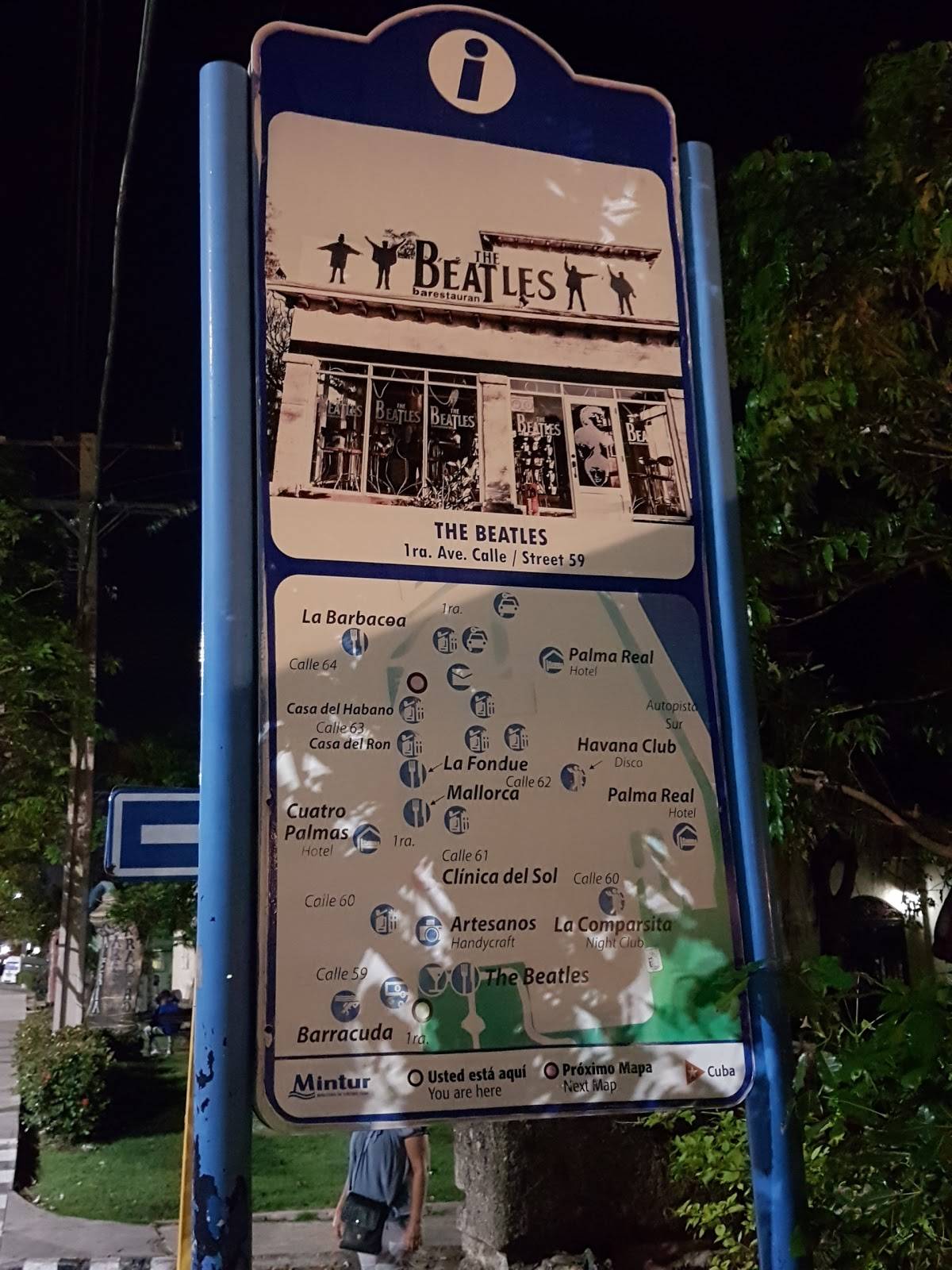 Menu at The Beatles Live Music Bar and Grill, Varadero