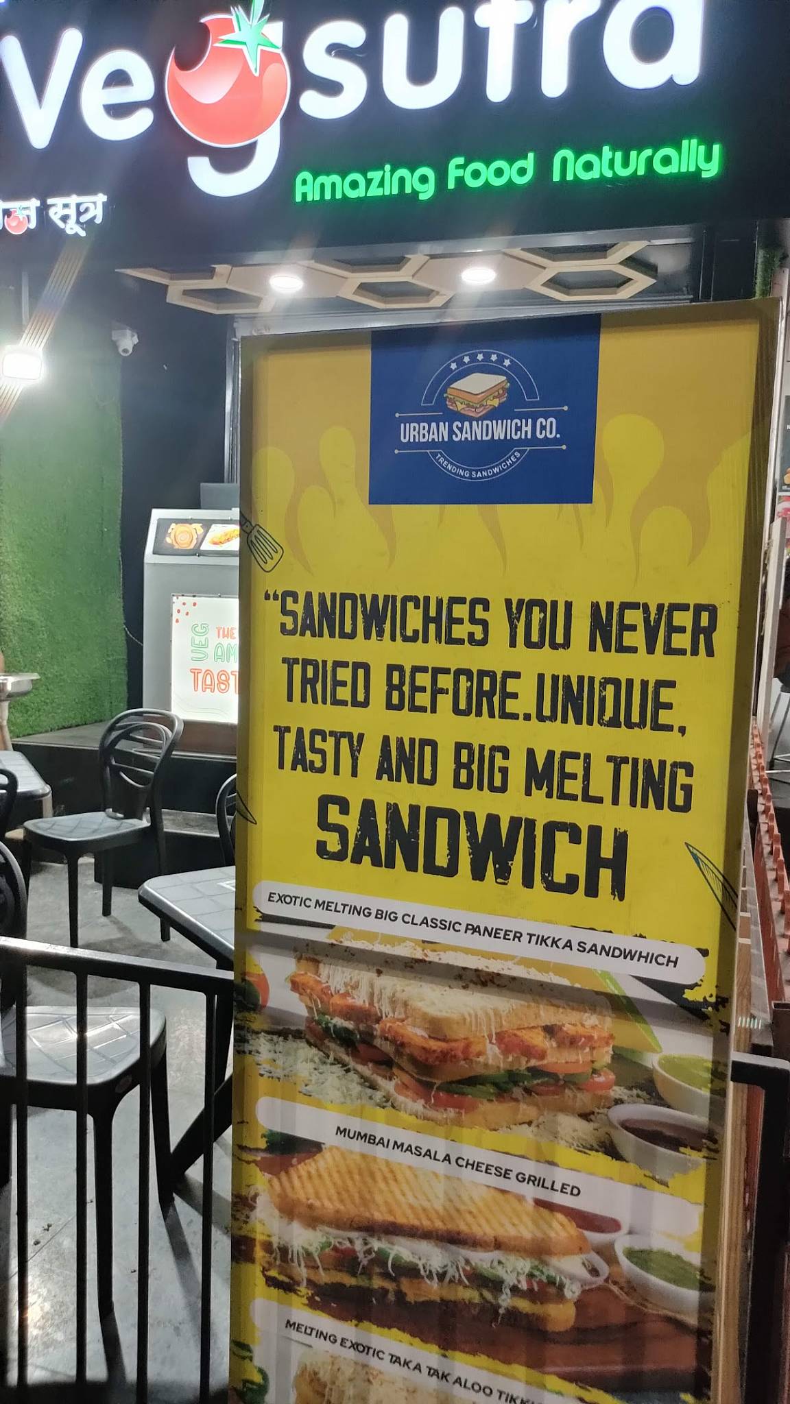 Menu at Veg Sutra Kothrud, Pune