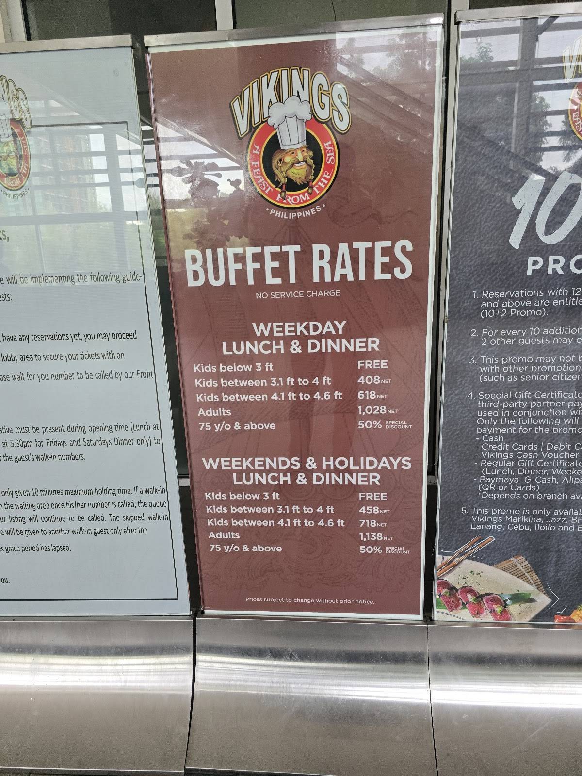 Menu at Vikings Luxury Buffet SM Lanang Davao restaurant, Davao City ...