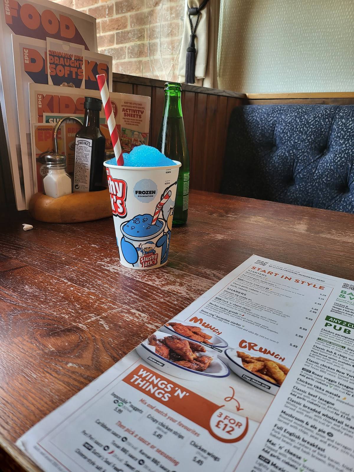 Menu at Vikings pub & bar, Goole
