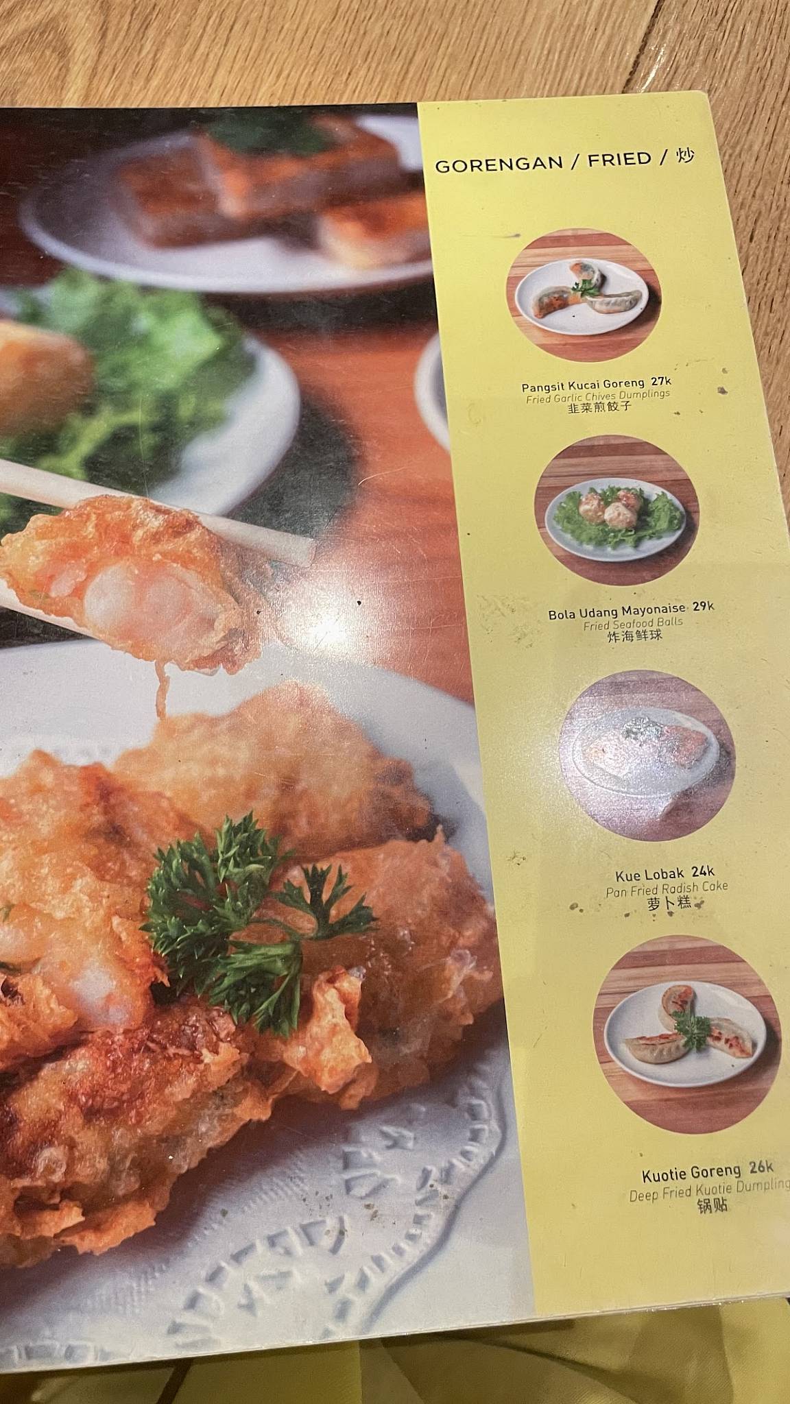 Menu at Warung Laota - Makassar restaurant, Makassar