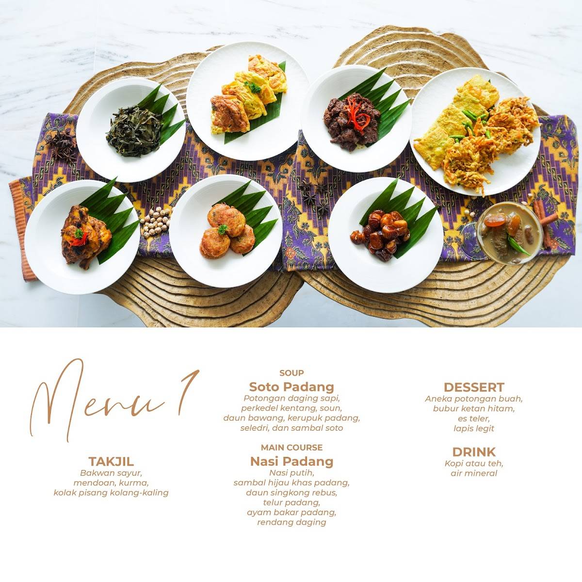 Menu at Wei Cafe, Central Jakarta