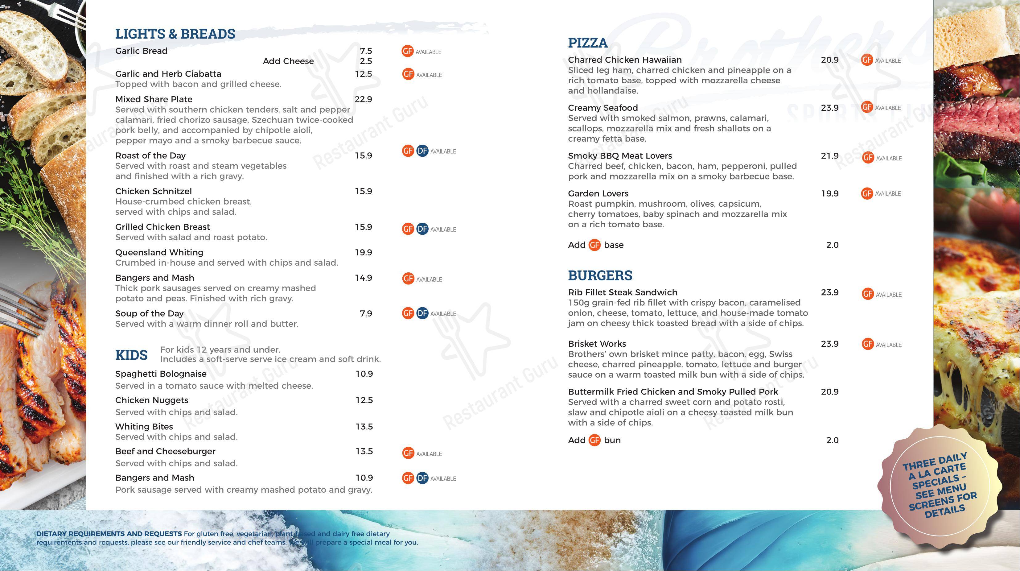 Menu at White China restaurant, Svensson Heights