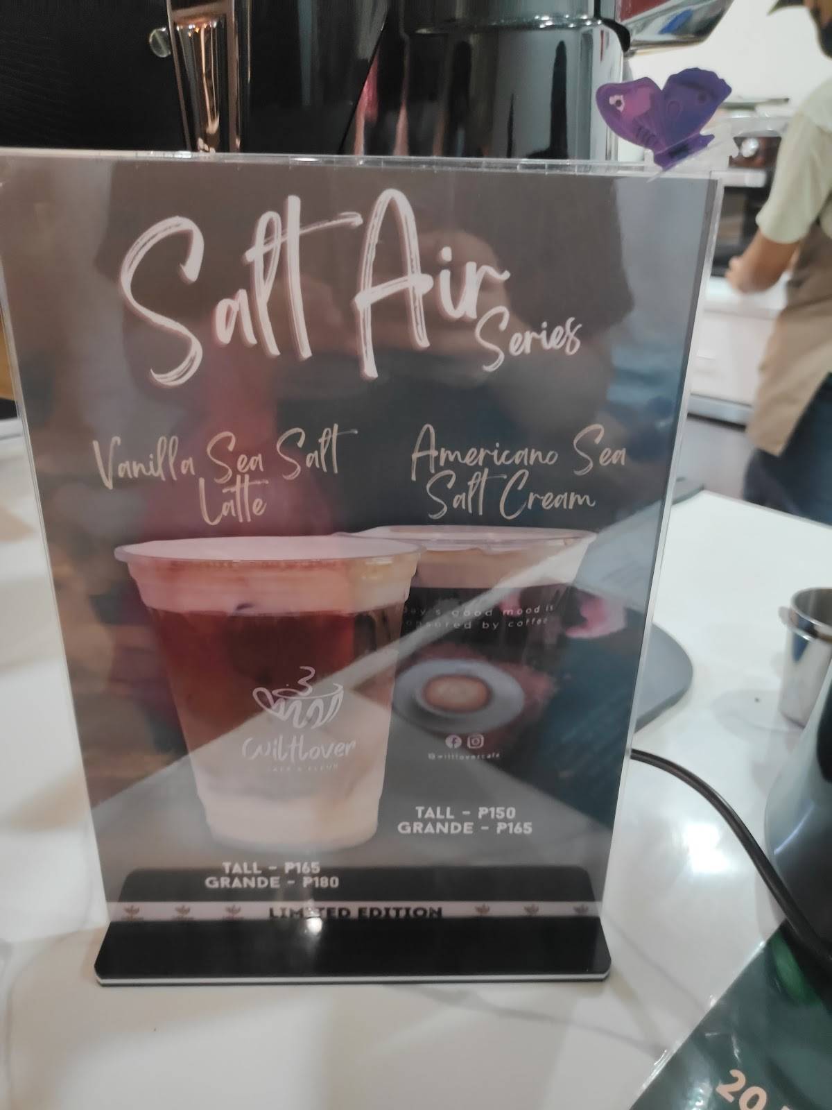 Carta de Wiltlover Cafe, Mandaluyong, Madison