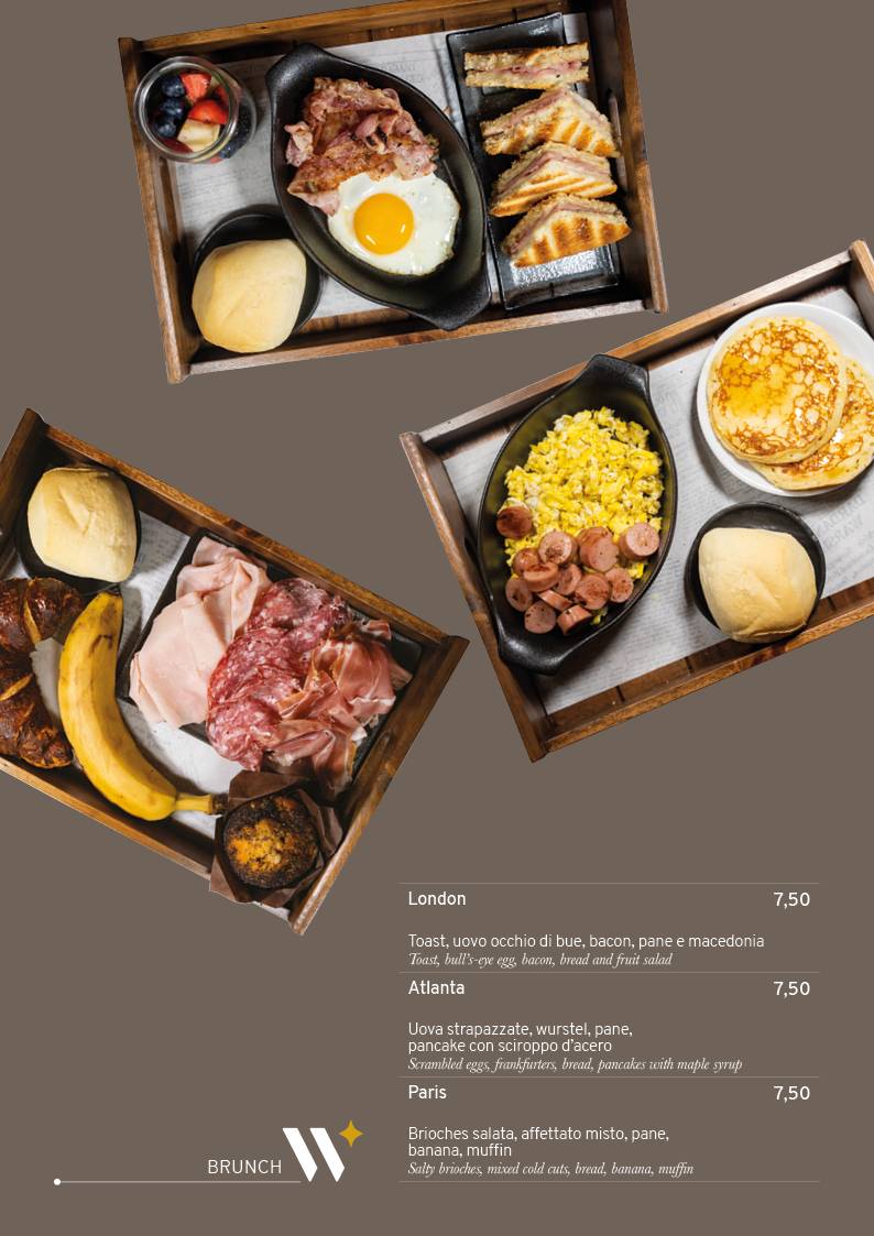 Menu at Wonder Cafe Hamburgeria, Bellano