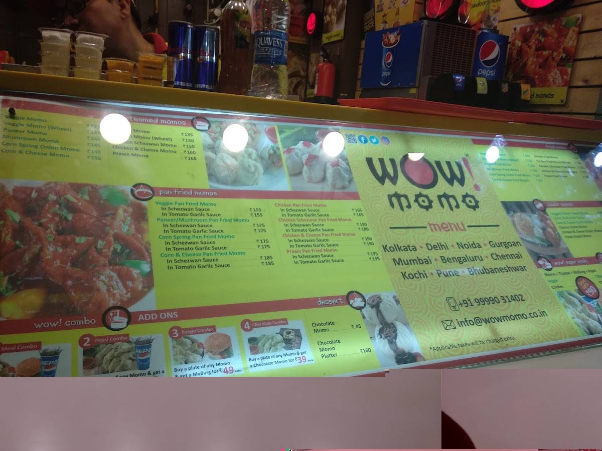 Menu at Wow! Momo, Noida, The Food Street