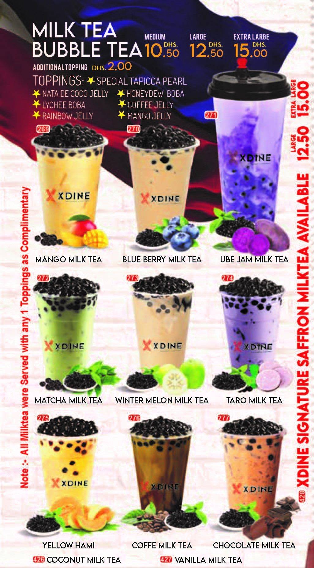 Menu at XDINE RESTAURANT RUMAILA (NEAR LULU), Ajman