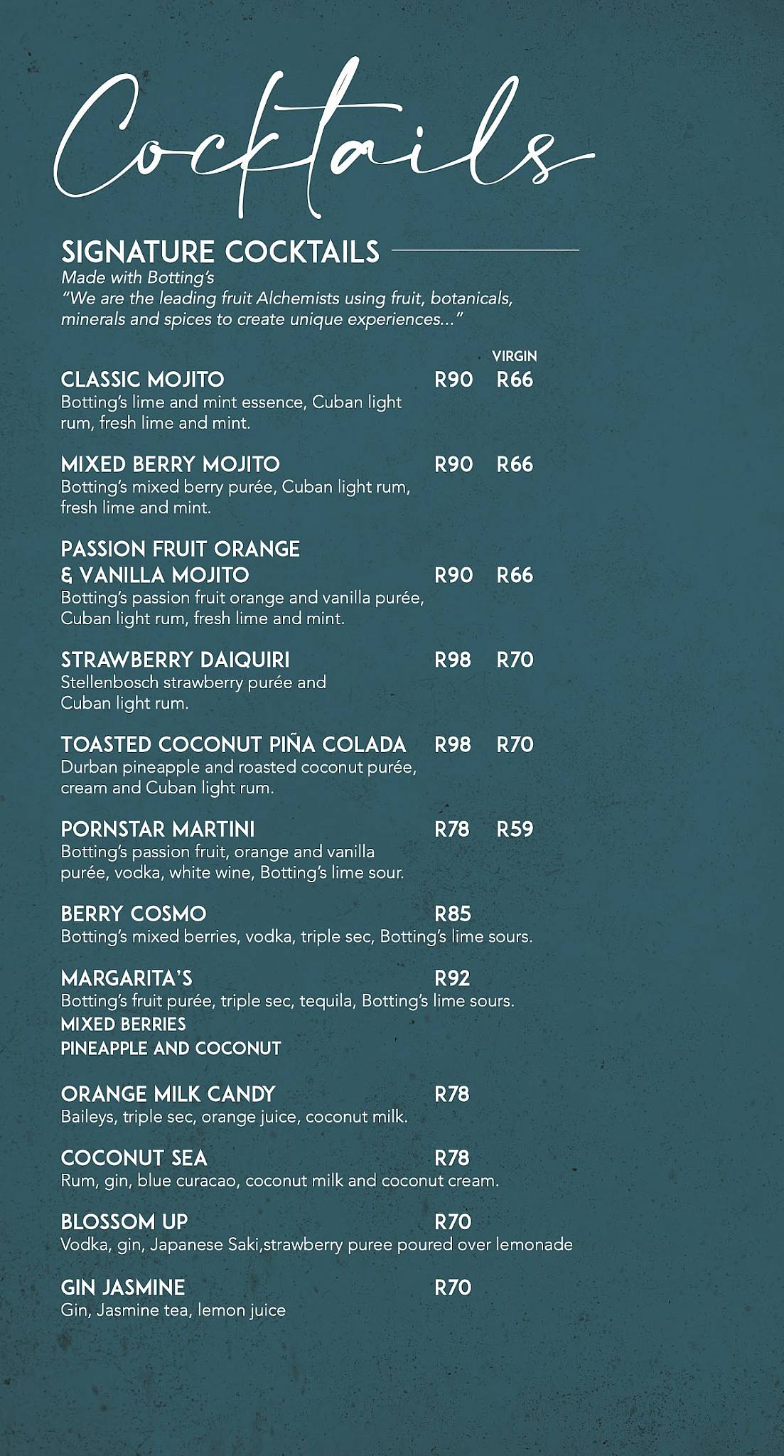 Menu at Yamakado Sushi Restaurant Fourways, Sandton
