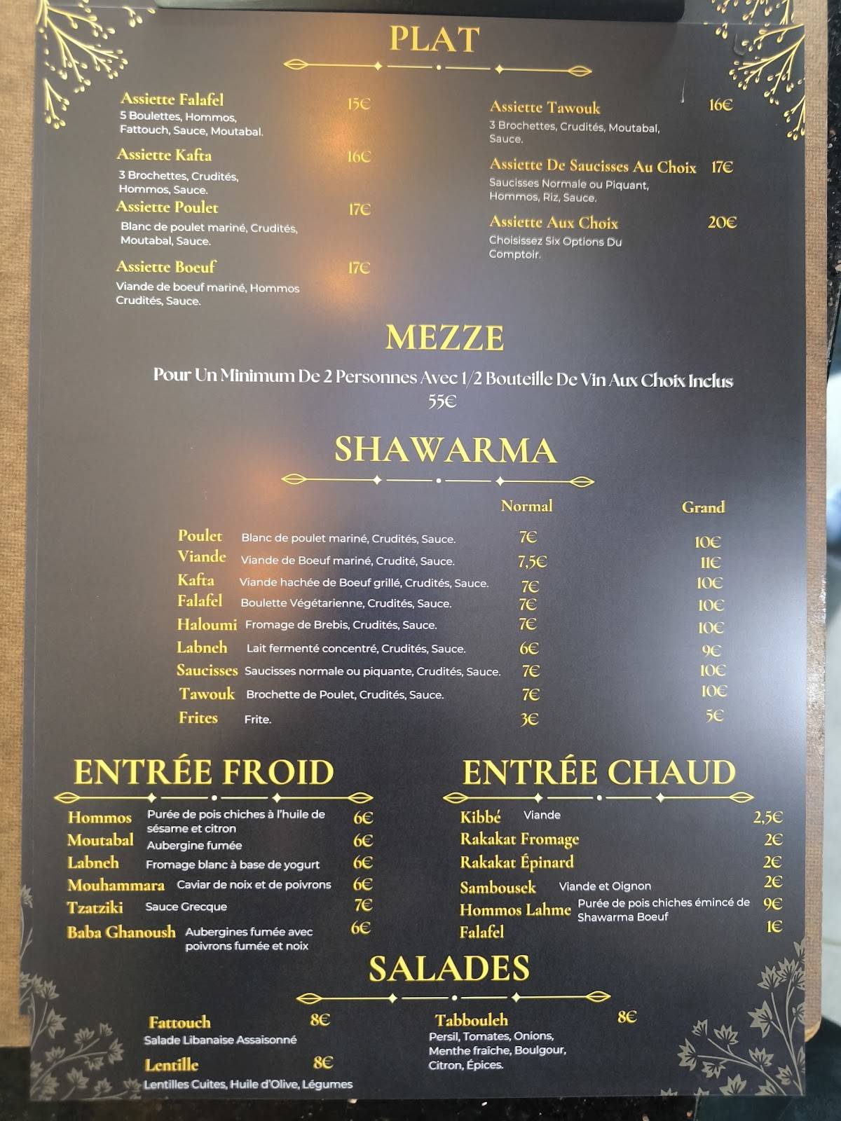 Menu au excellence.ixelles, Ixelles