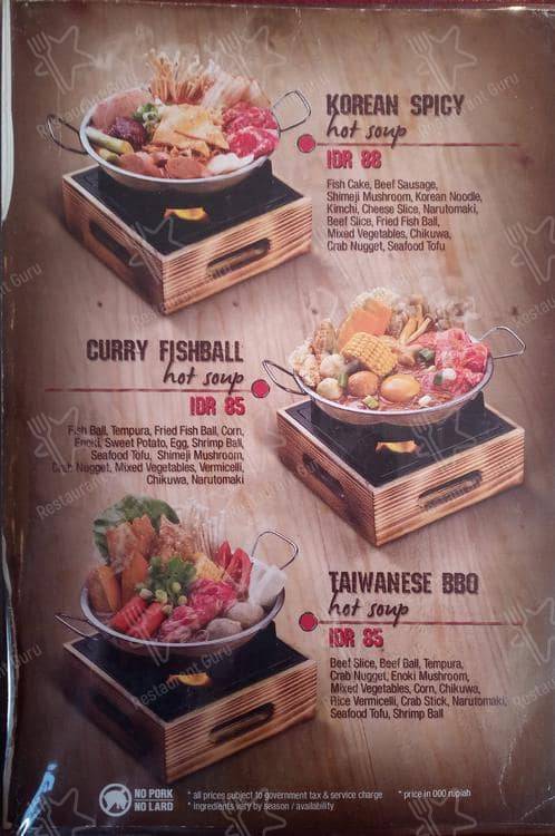 Carta del restaurante Double Pots - Citos, South Jakarta, Cilandak Town ...