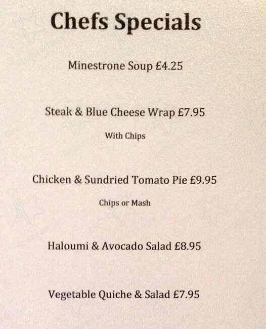 Menu at Dr Inks pub & bar, London