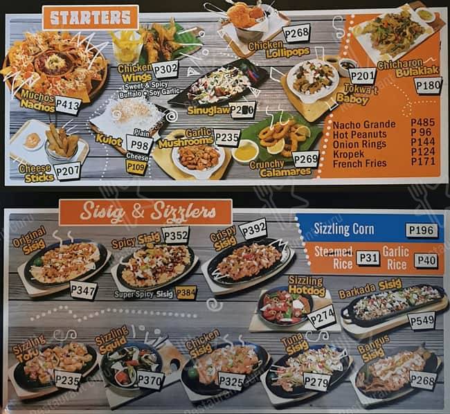 Menu at Padi's Point - San Lazaro Branch restaurant, Manila, Lacson Ave ...
