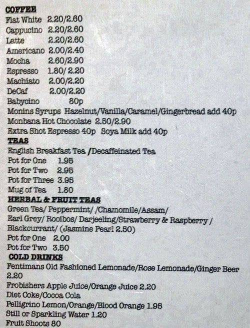 Menu at The Drawing Room of Locksbottom cafe, Orpington, 405 Crofton Rd