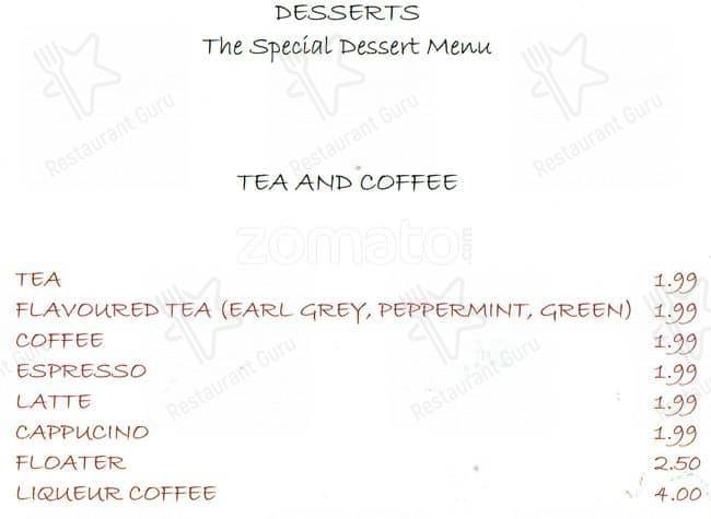 Menu at The Pheasant Inn & Restaurant Heathrow (over 18s only), Hayes ...