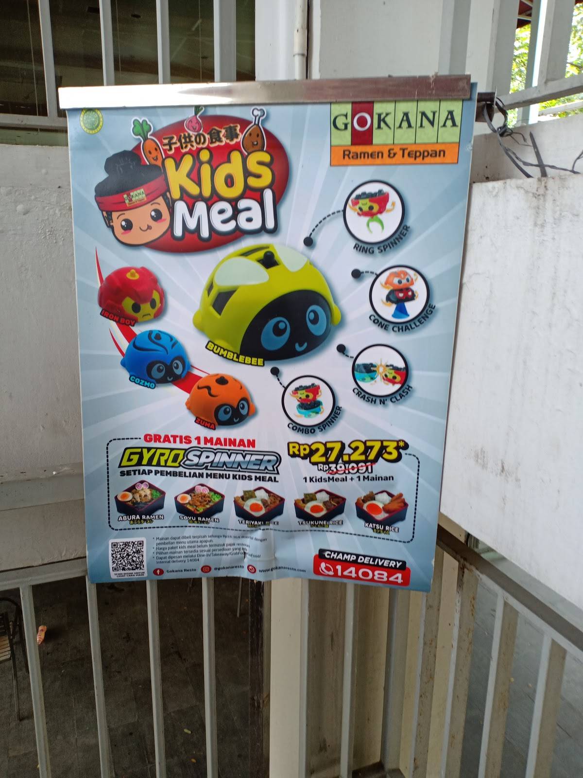 Menu at japanese restaurant plangi furusato, Karawang
